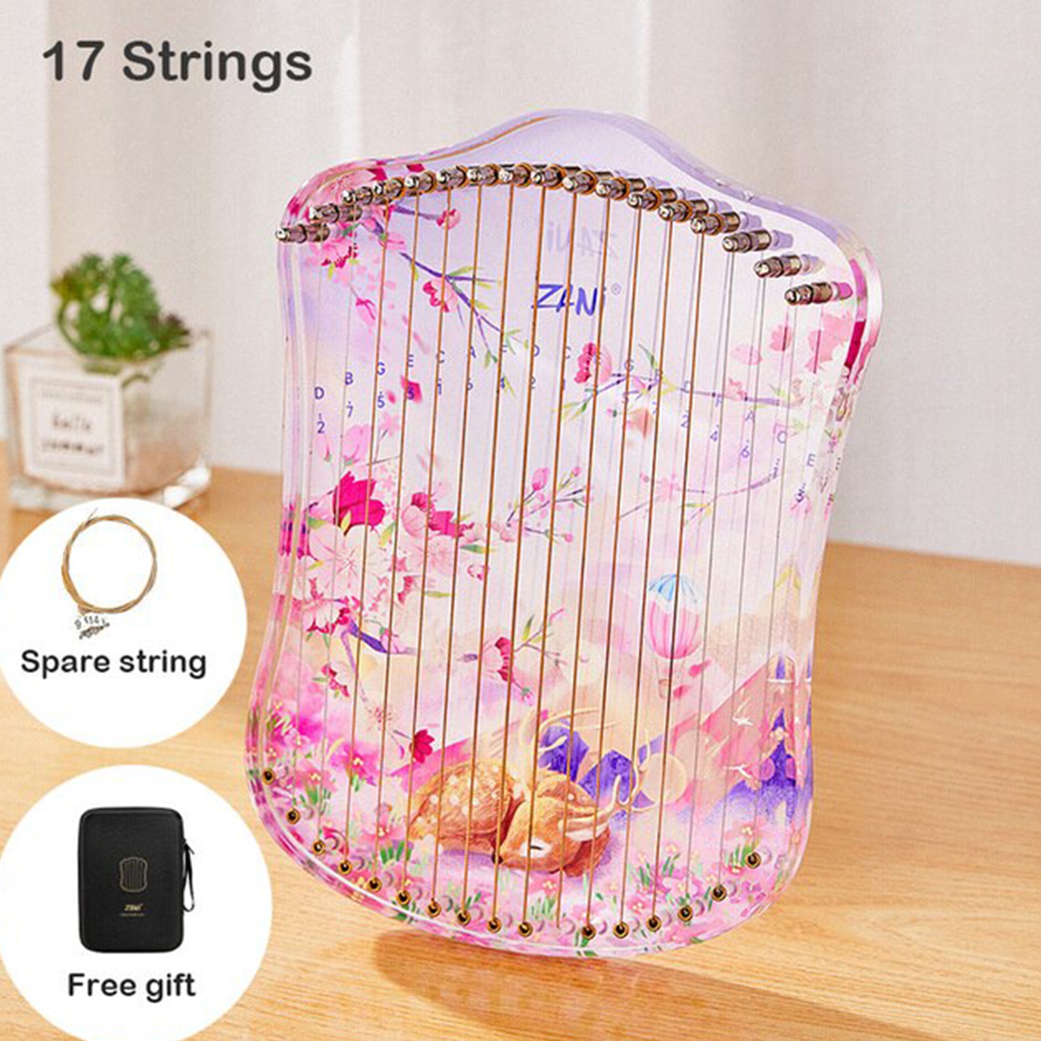 Cartoon Inspired Kalimba Thumb Lyre Harp Music Instrument for Beginner ...